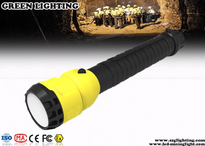 IP68 LED Explosion Proof Flashlight , Emergency Rechargeable Led Torch